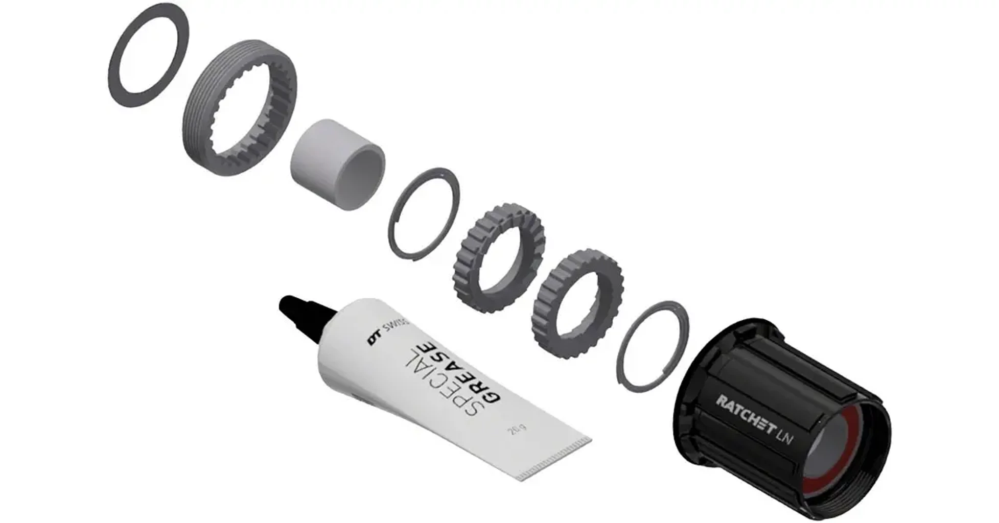Agyhoz DT Swiss átalakító kit Ratchet LN Shimano HG 11 sebességes